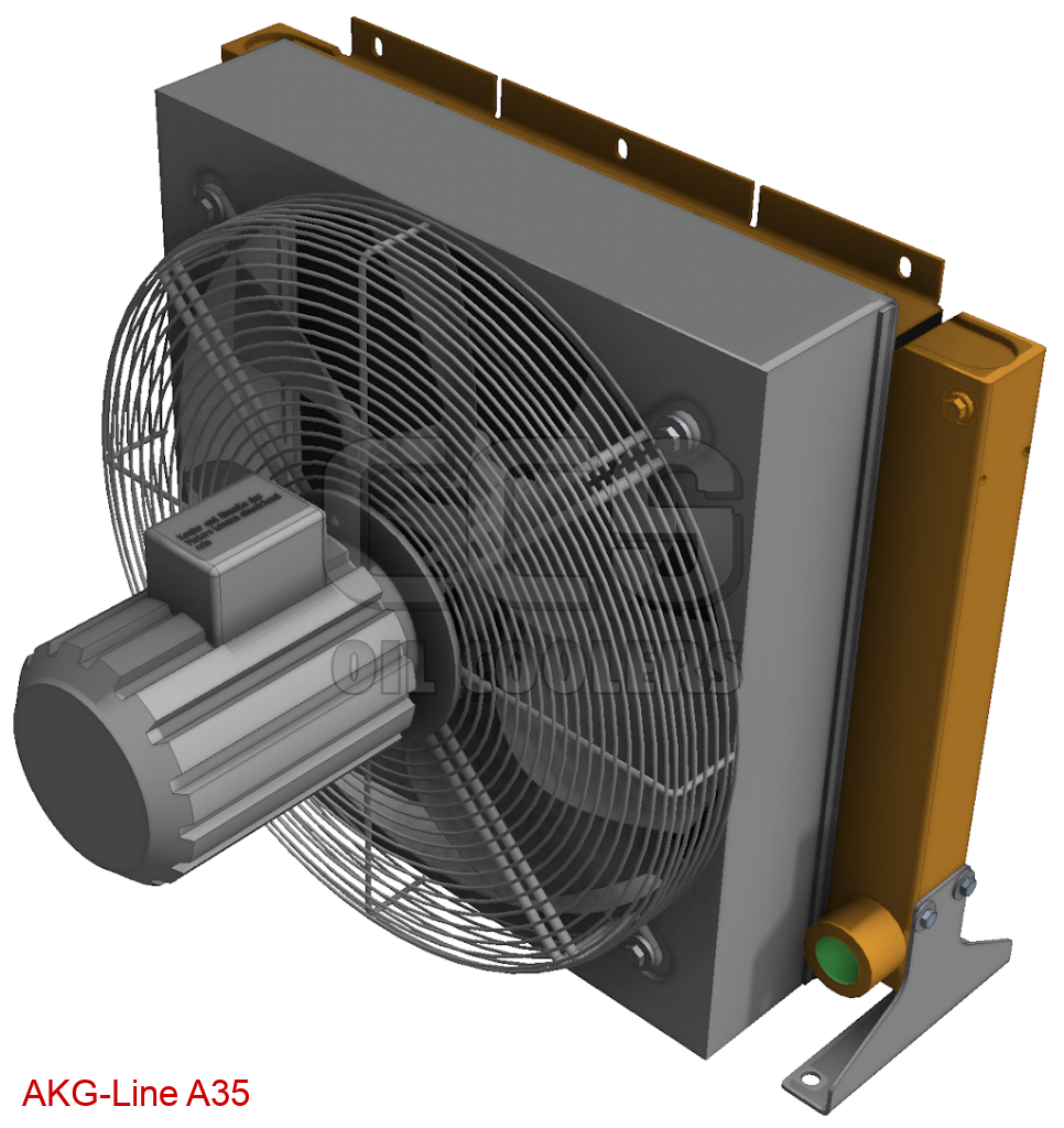 A35 oil cooler (Oil Cooler with AC Motor (400V)) | CCS Oil Coolers