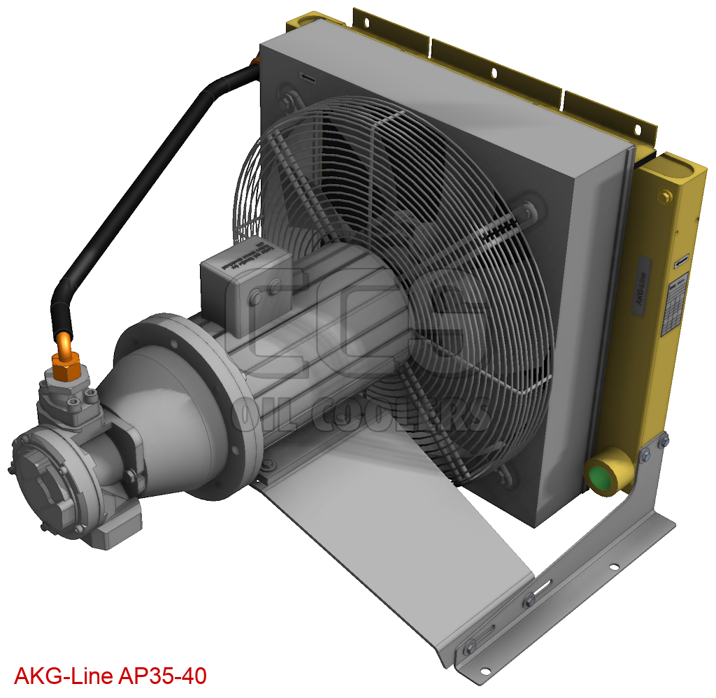 AP35-40 oliekoeler met pomp 40cm³ (Oliekoeler 400 V ventilator) | CCS ...