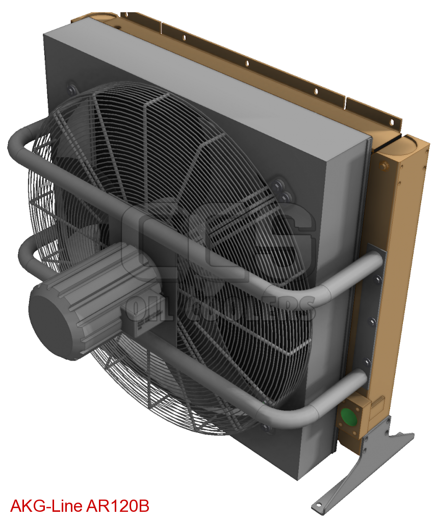 AR120B oliekoeler met gladde lamel (Oliekoeler 400 V ventilator) | CCS ...