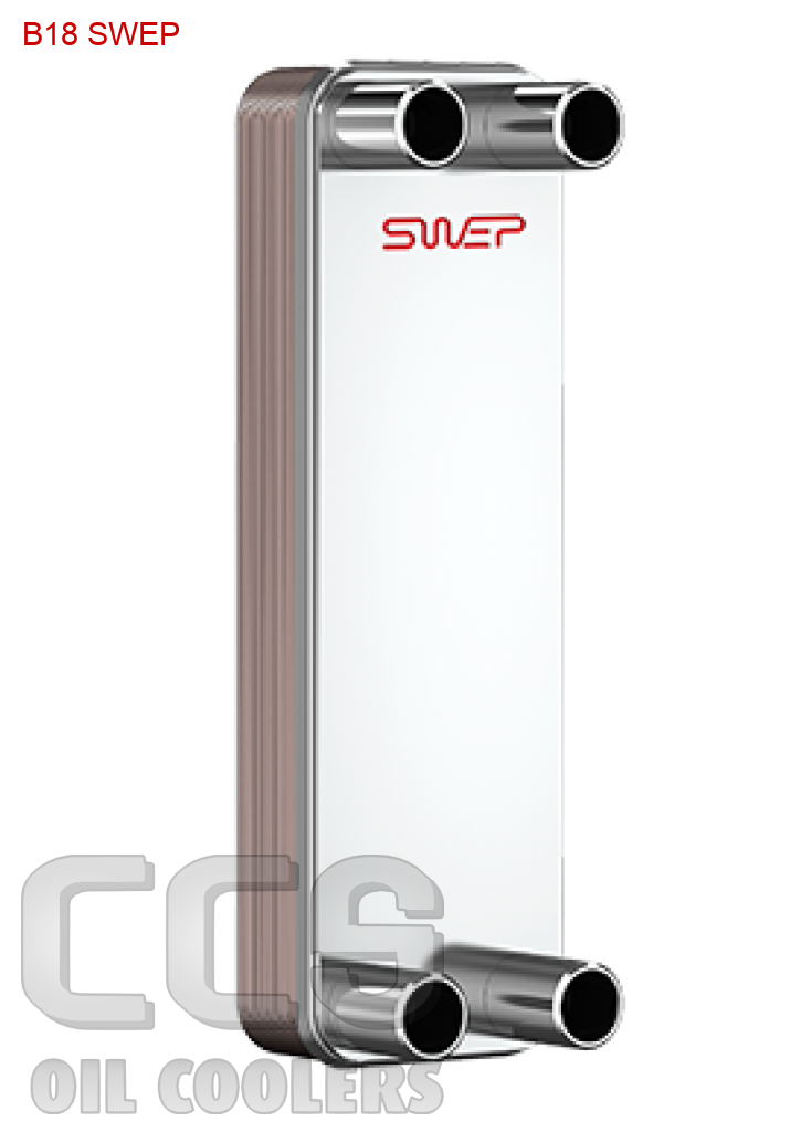 B18 SWEP plate cooler | CCS Oil Coolers